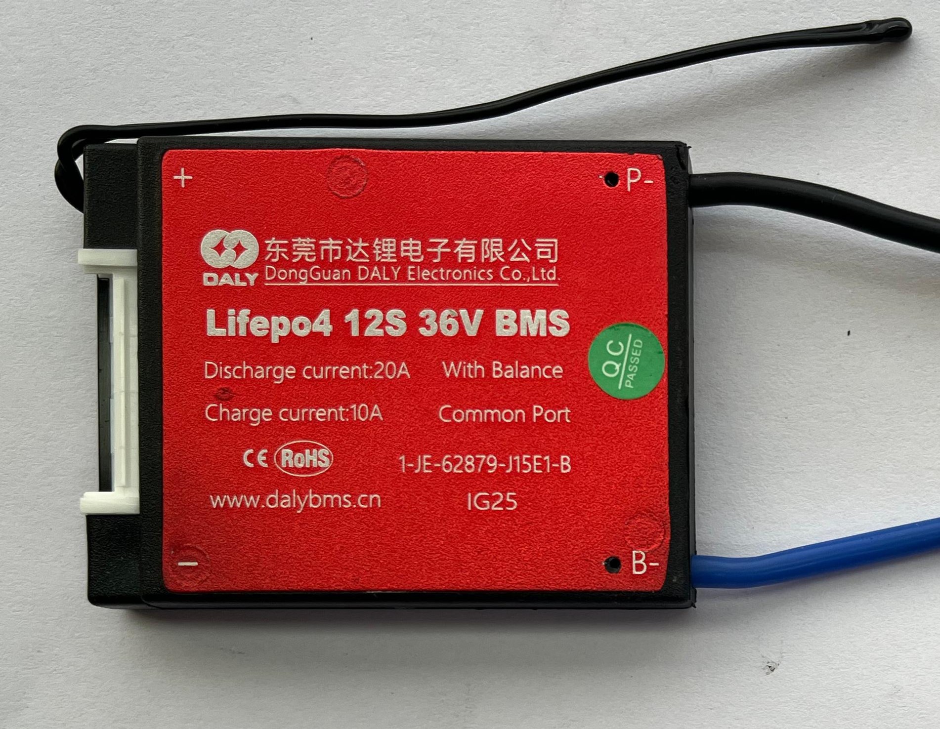 DALY LiFePo4 12s 20Amp Waterproof Battery Management System -BMS ...